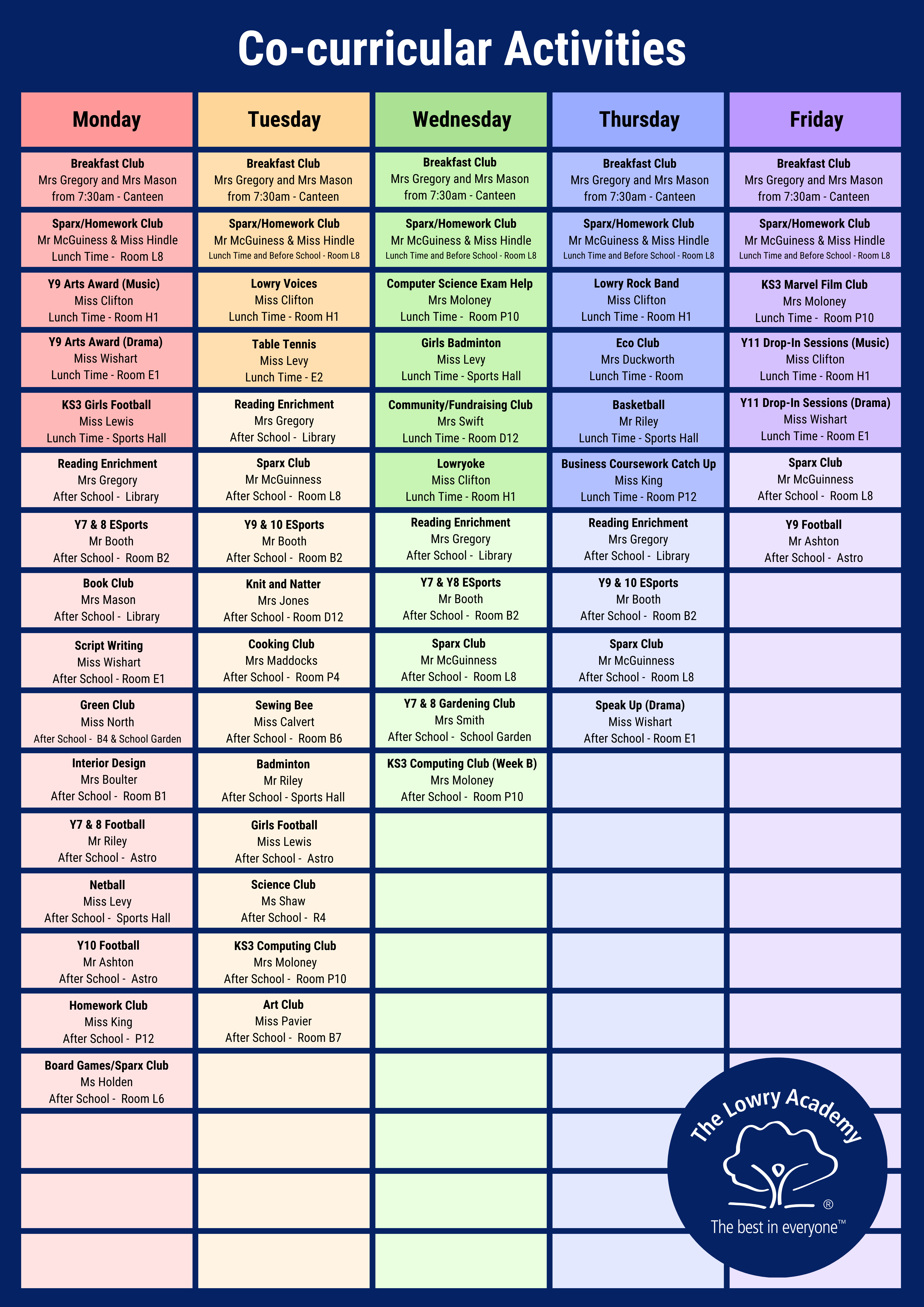 ASPIRE Programme | Students | The Lowry Academy